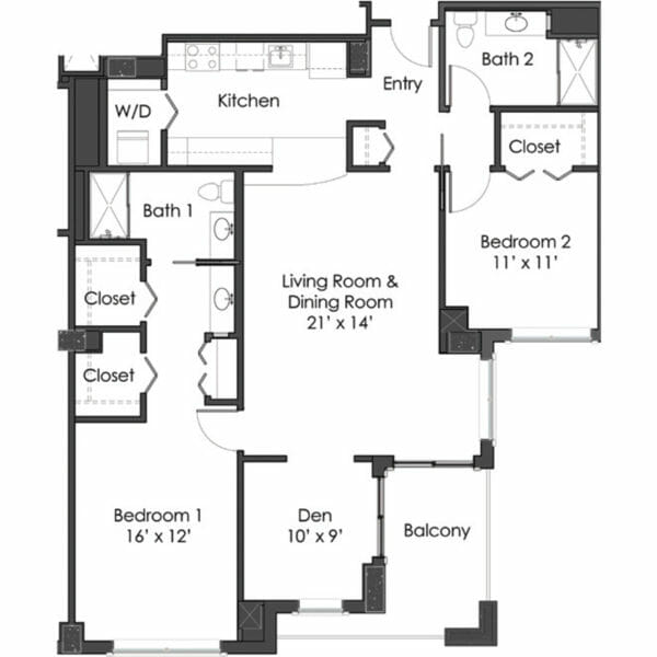 Floor Plans for The Levin Palace Luxury Senior Living | MorseLife ...