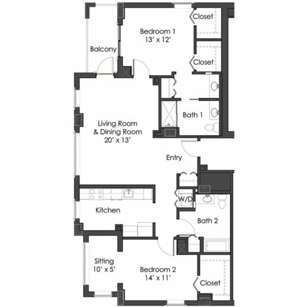 Floor Plans for The Levin Palace Luxury Senior Living | MorseLife ...