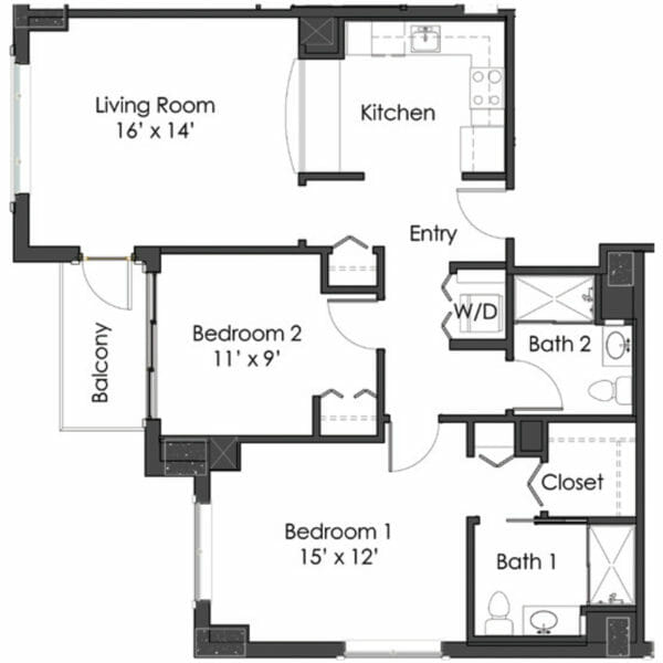 Floor Plans for The Levin Palace Luxury Senior Living | MorseLife ...