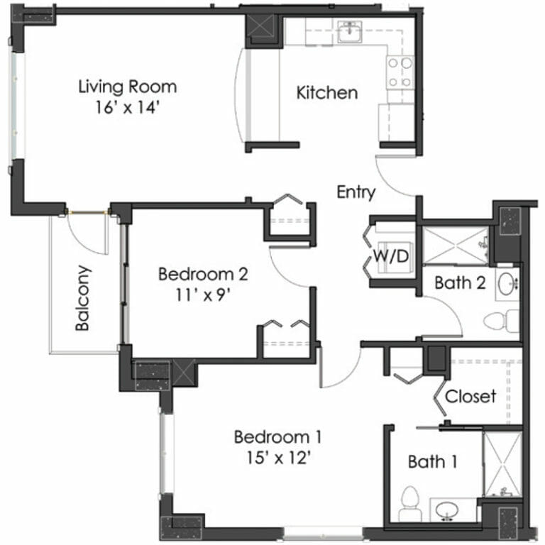 Floor Plans for The Levin Palace Luxury Senior Living | MorseLife ...